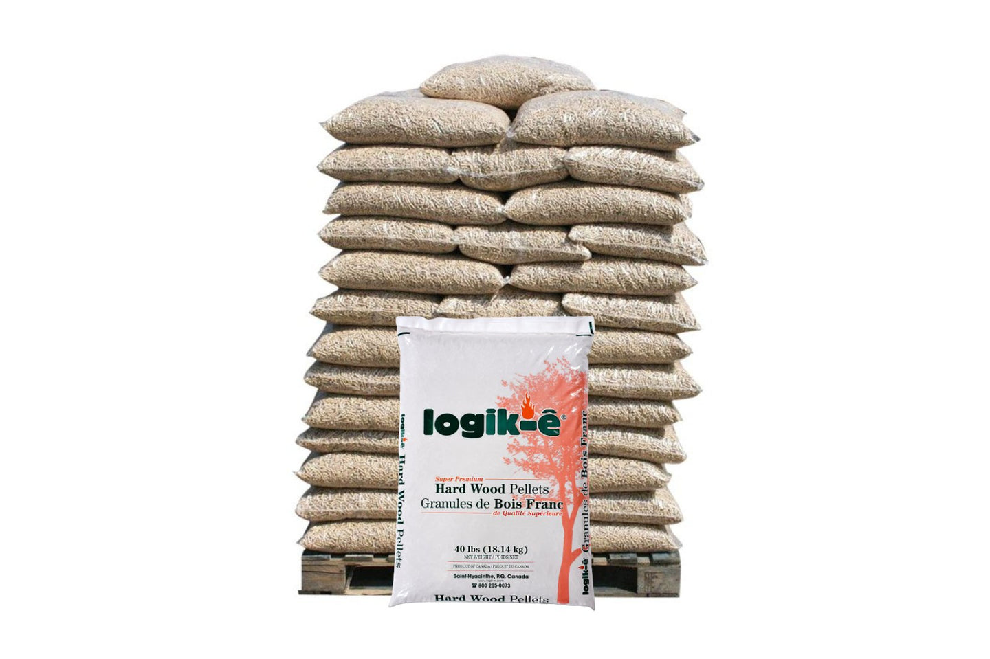 Logik-e Hardwood Pellet Fuel - Dean's Stove & Spa